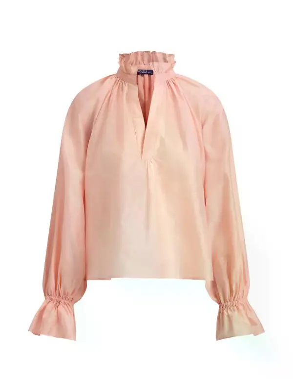 Polo Ralph Lauren Ruffled Long-sleeved Blouse