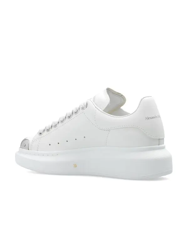 Alexander McQueen Oversized Low-top Sneakers With Metal Details - White