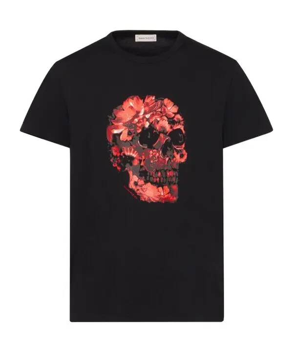 Alexander McQueen Skull Printed Crewneck T-shirt