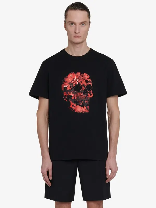 Alexander McQueen Skull Printed Crewneck T-shirt
