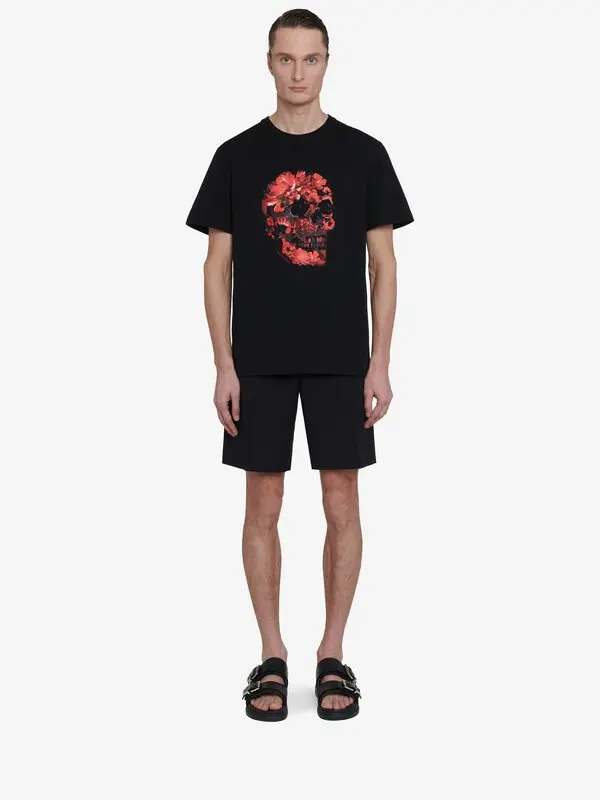 Alexander McQueen Skull Printed Crewneck T-shirt