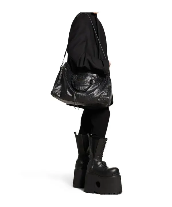 Balenciaga Le City Zipped Travel Bag - Black