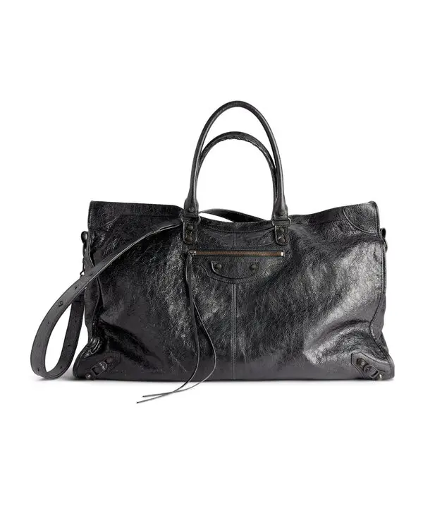Balenciaga Le City Zipped Travel Bag - Black