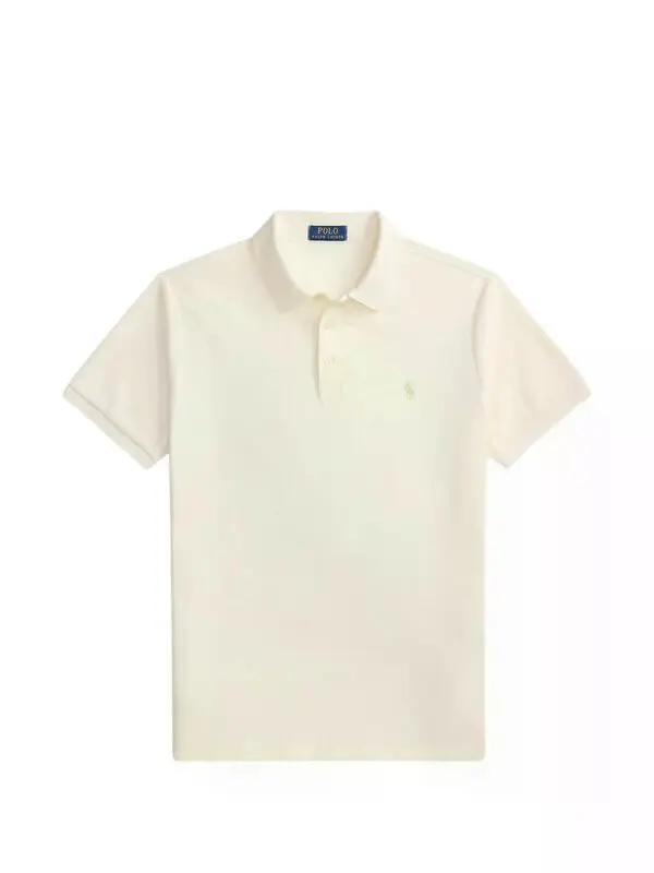 Polo Ralph Lauren Honeycomb Mesh Polo - Neutrals