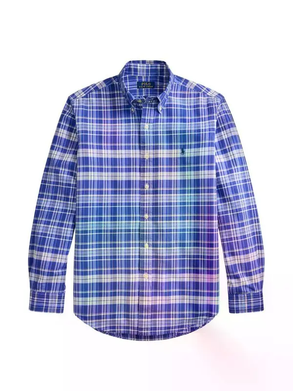 Polo Ralph Lauren Plaid Oxford Shirt - Blue