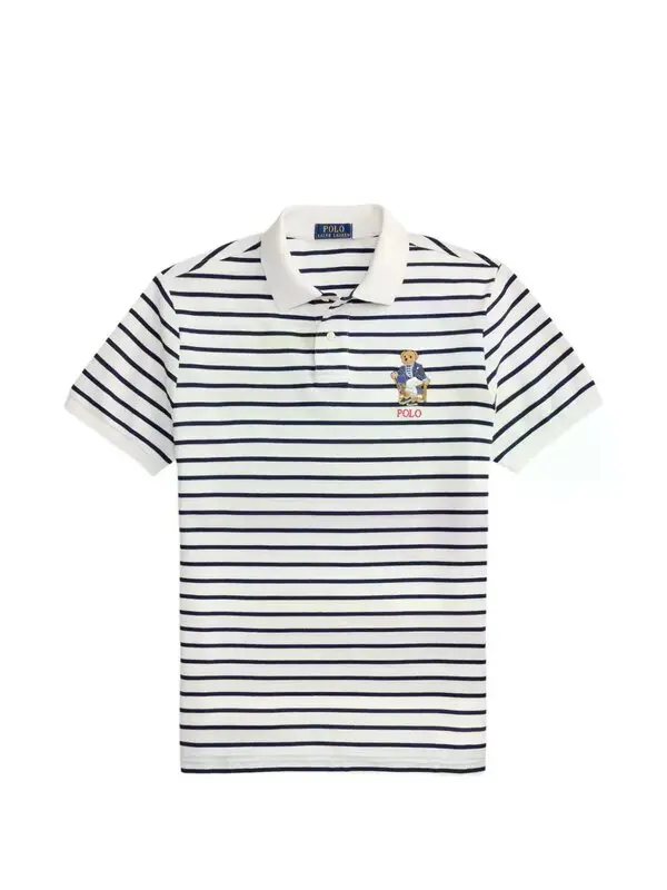 Polo Ralph Lauren Striped Bear Polo Shirt