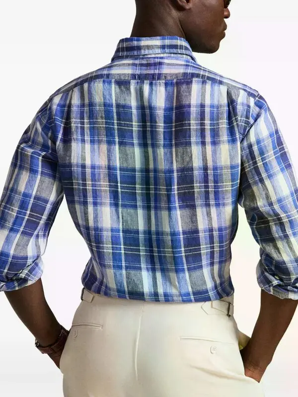 Polo Ralph Lauren Check-pattern Linen Shirt