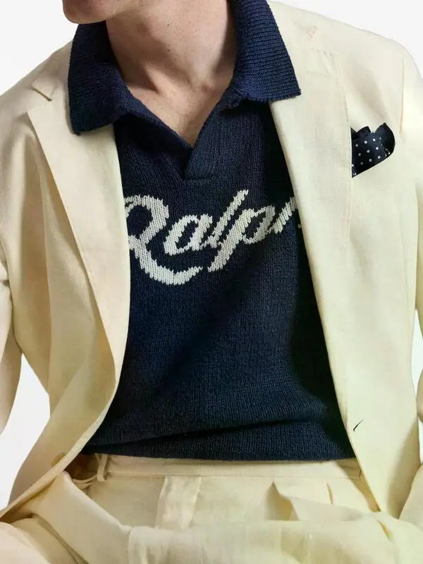 Polo Ralph Lauren Logo Intarsia Short-sleeve Sweater