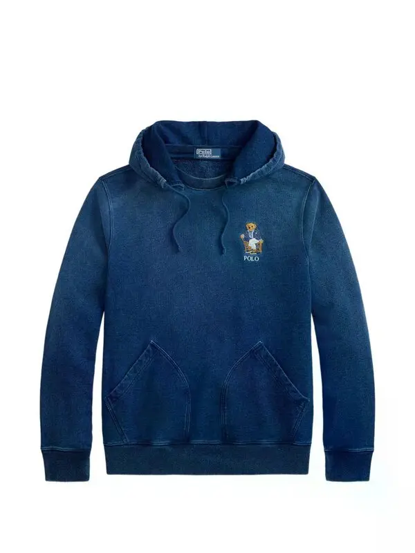 Polo Ralph Lauren Embroidered Logo Hoodie - Blue