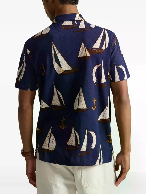 Polo Ralph Lauren Sailboat-print Polo Shirt