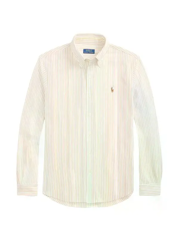Polo Ralph Lauren Stripe-patern Buttoned Shirt - Neutrals