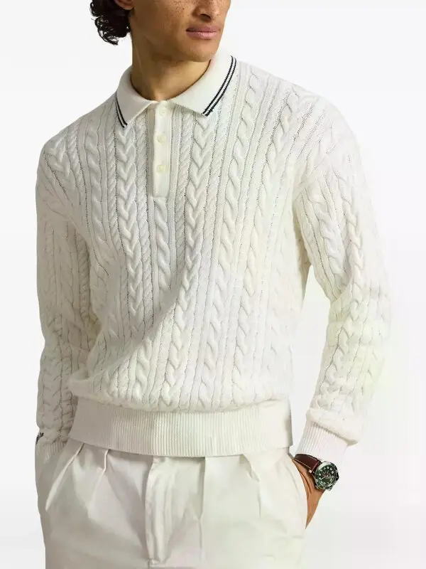 Polo Ralph Lauren Cable-knit Polo Sweater