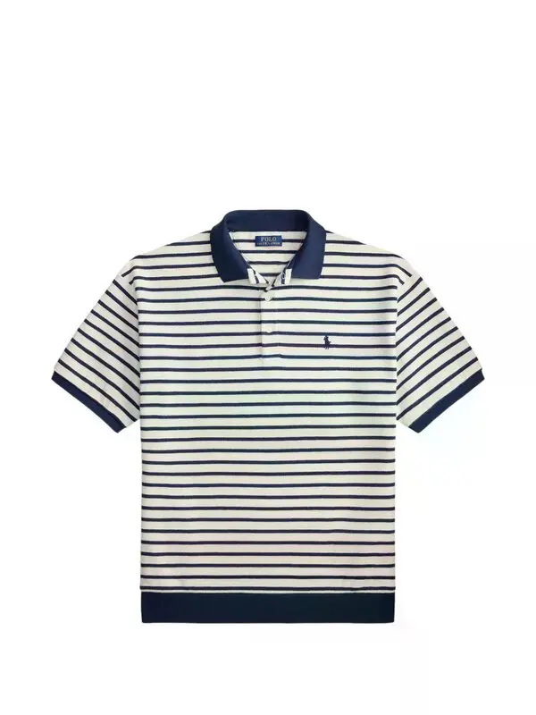 Polo Ralph Lauren Relaxed Fit Striped Textured Polo Shirt