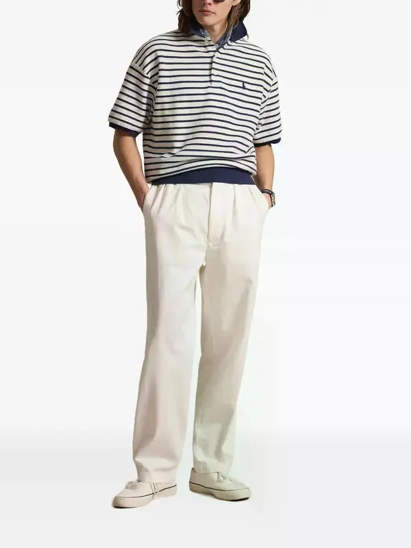 Polo Ralph Lauren Relaxed Fit Striped Textured Polo Shirt