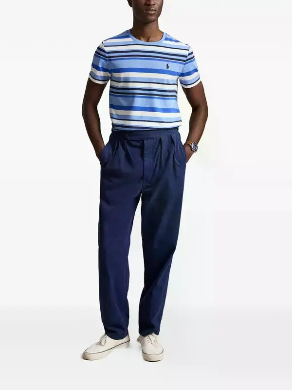 Polo Ralph Lauren Striped Logo T-shirt - Blue