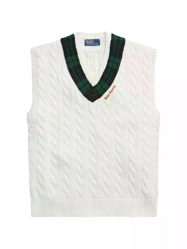 Polo Ralph Lauren Cable-knit V-neck Sweater