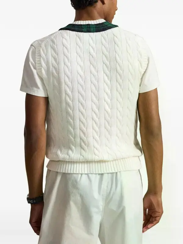 Polo Ralph Lauren Cable-knit V-neck Sweater