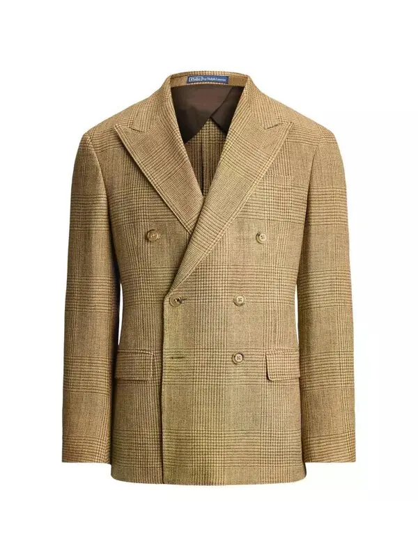 Polo Ralph Lauren Glen Plaid Double-breasted Blazer