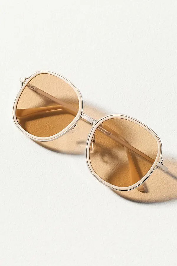 Anthropologie Rimmed Circle Sunglasses