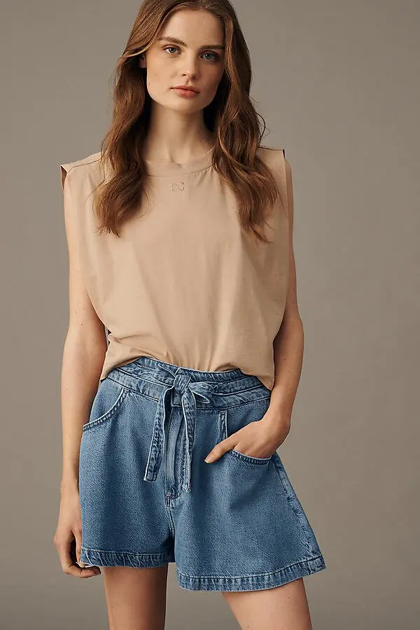 Paige Mathilda Denim Shorts - Rosecrans