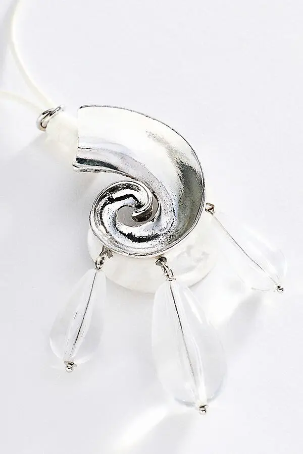 Anthropologie Shell Pendant Necklace