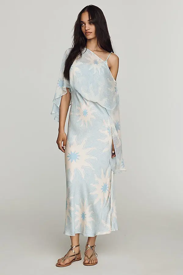 NEVER FULLY DRESSED Soleil Julianna Maxi Dress - Blue