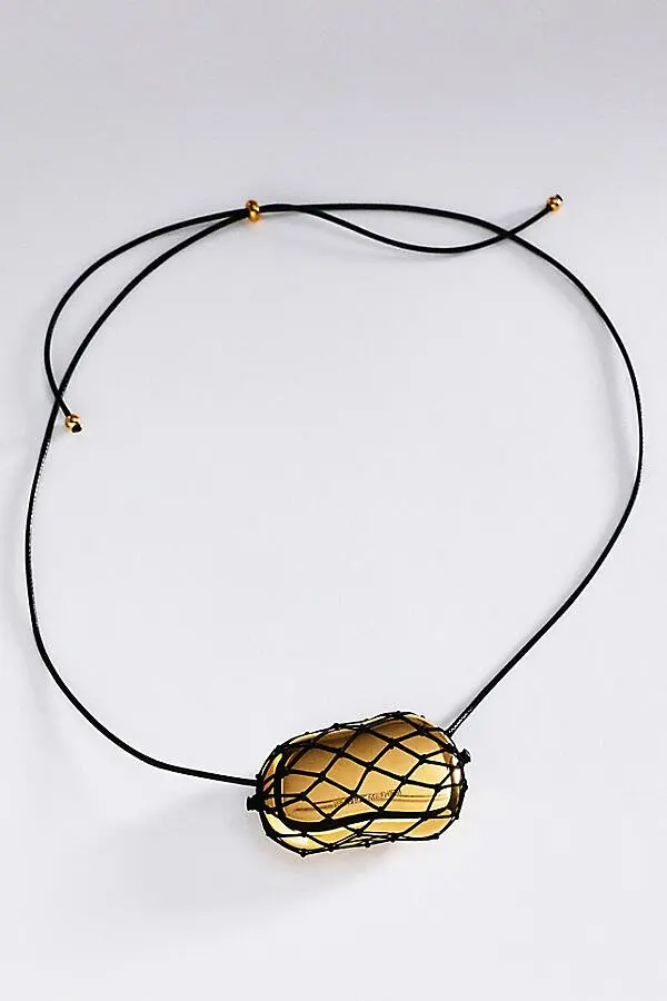 HEAVEN MAYHEM Julia Net Necklace - Gold