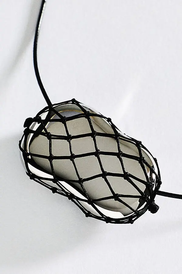 HEAVEN MAYHEM Julia Net Necklace - Silver