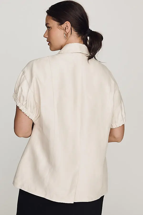 Maeve Puff-sleeve Blazer Jacket