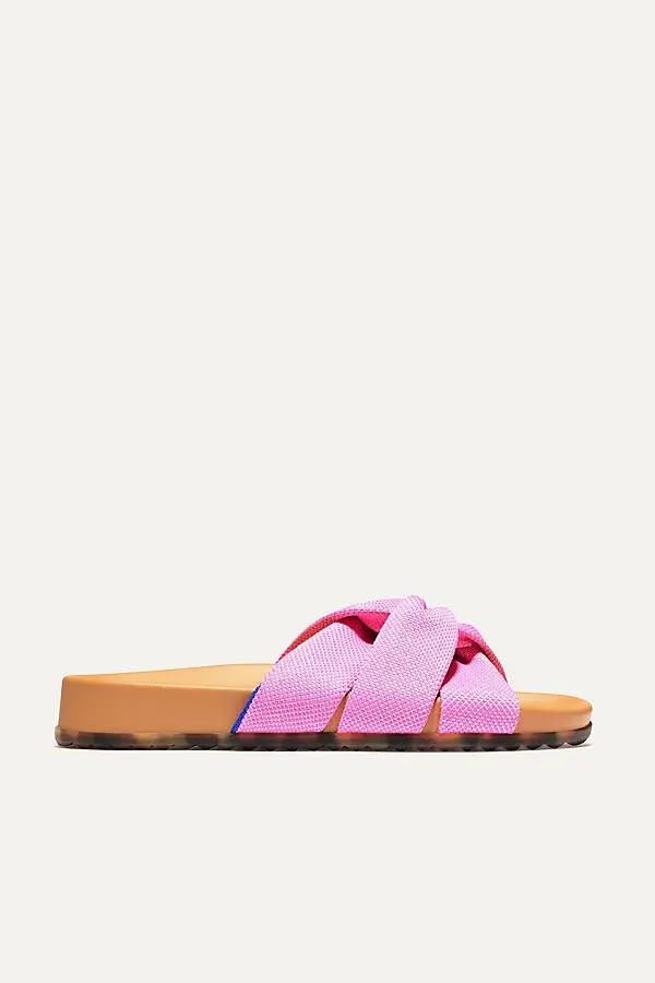 Rothy's The Twist Slide Sandals - Pink