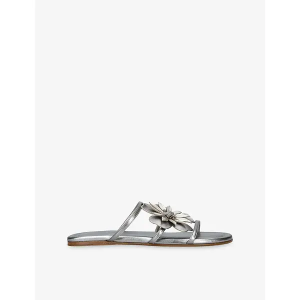 Zimmermann Belara Flat Sandals - Silver