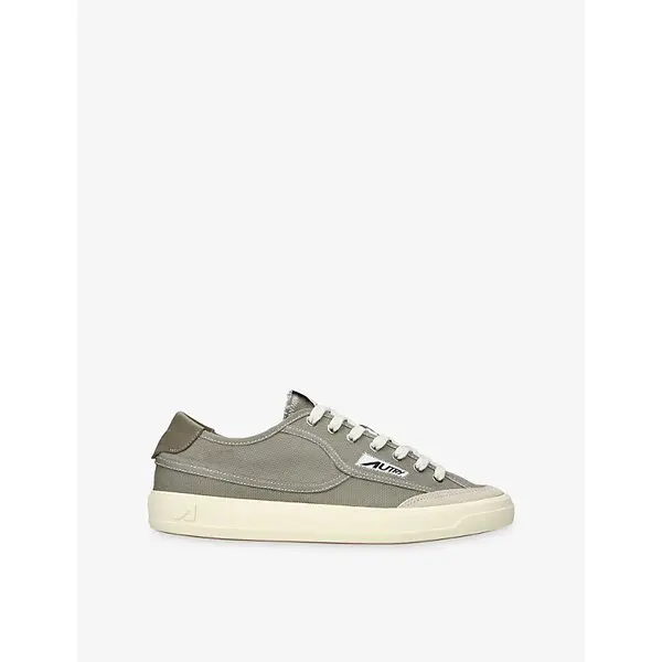 AUTRY Windscape Canvas And Suede Trainers - Grey