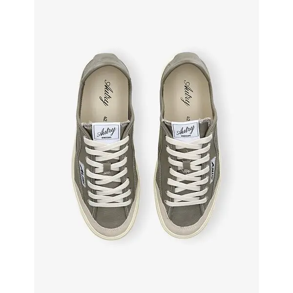 AUTRY Windscape Canvas And Suede Trainers - Grey