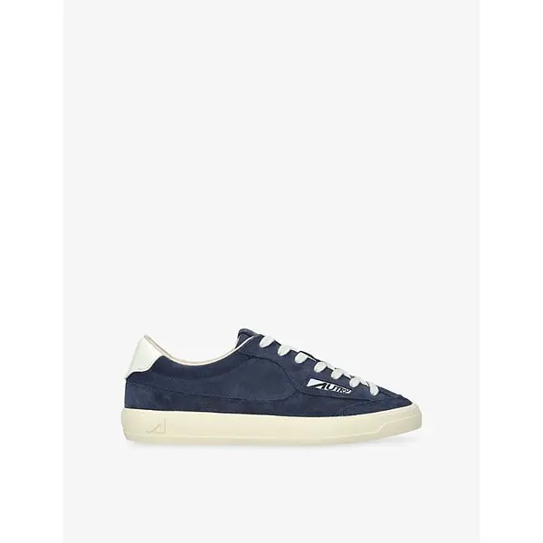 AUTRY Windscape Suede Lace-up Trainers - Navy