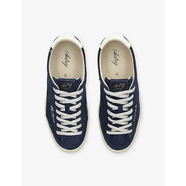 AUTRY Windscape Suede Lace-up Trainers - Navy