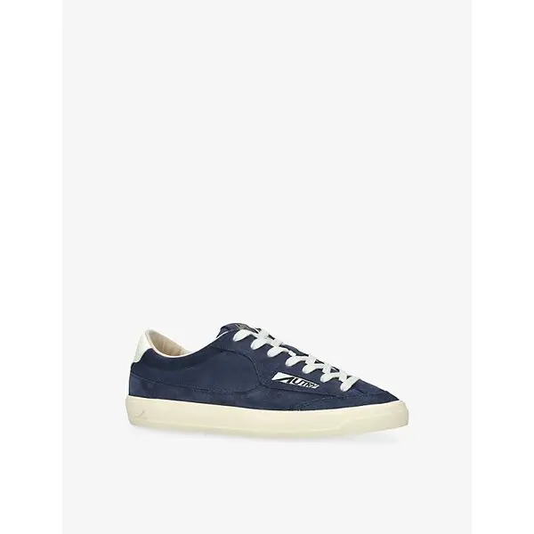 AUTRY Windscape Suede Lace-up Trainers - Navy