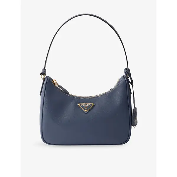Prada Re-edition 2005 Saffiano Leather Mini Handbag - Blue