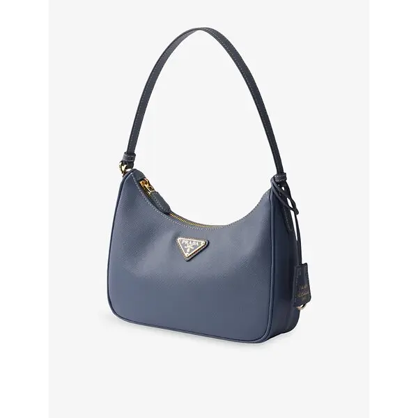Prada Re-edition 2005 Saffiano Leather Mini Handbag - Blue
