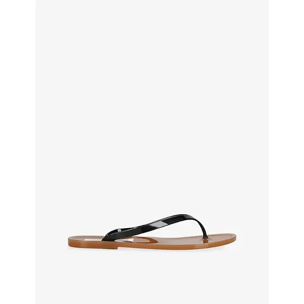 Christopher Esber Pvc Flip Flops With Open Round Toe - Bronze Com