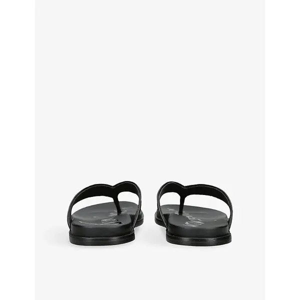 Sam Edelman Lila Leather Sandals - Black