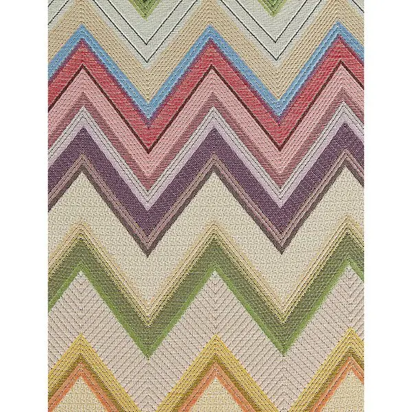 Missoni Agadir Cylinder Woven Pouf - Orange Multicolor