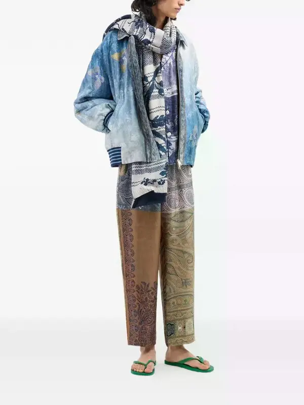 PIERRE-LOUIS MASCIA Aloe Printed Short-sleeve Shirt