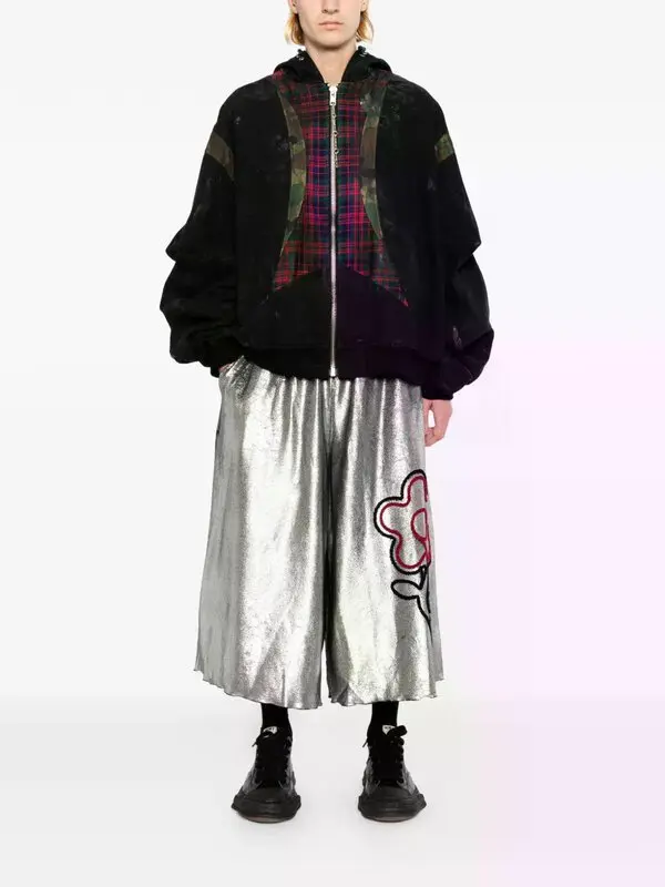 KIDILL Flower Patch Metallic Shorts