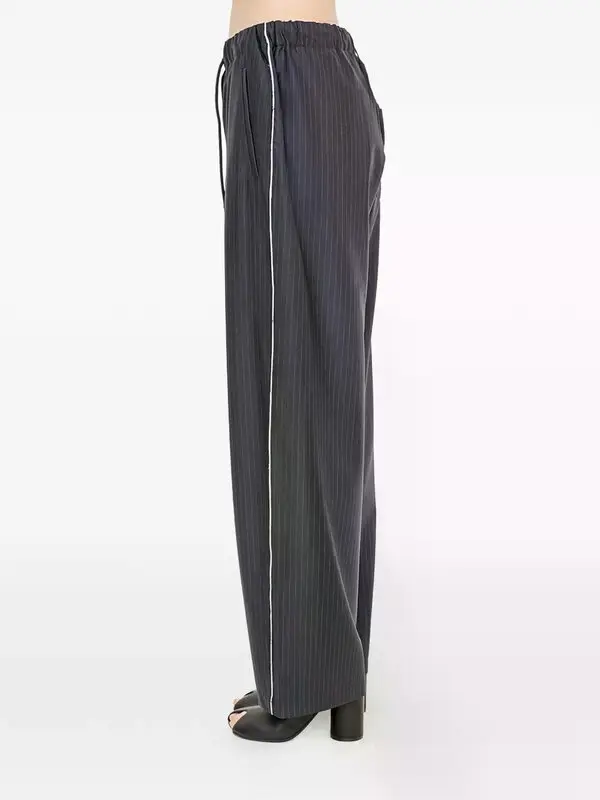 FAÇON JACMIN Pieter Pinstriped Straight Trousers