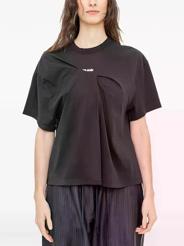 FAÇON JACMIN Logo Print Cotton T-shirt