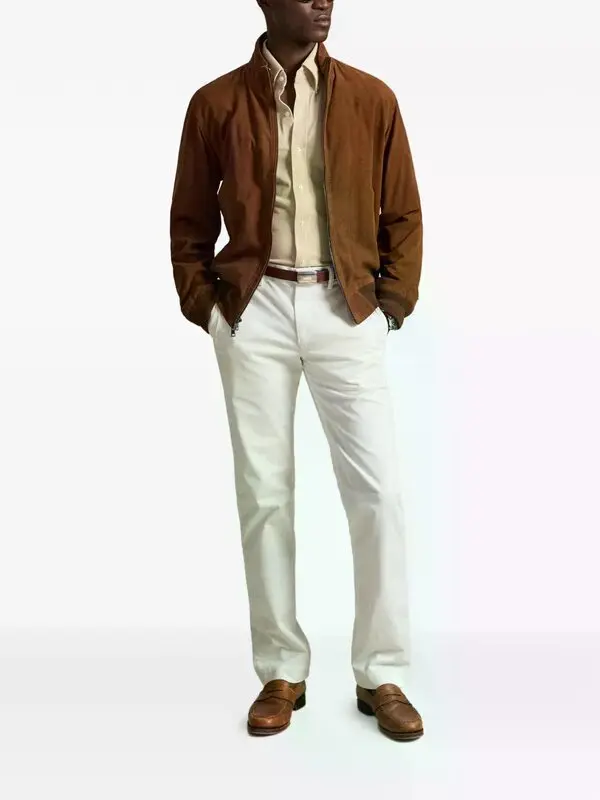 Polo Ralph Lauren Button-down Embroidered Shirt - Neutrals