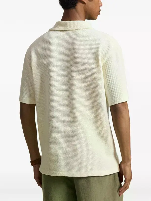 Polo Ralph Lauren Textured Polo Shirt - Neutrals