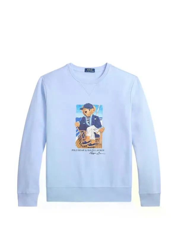 Polo Ralph Lauren Bear Print Crew Neck Sweatshirt