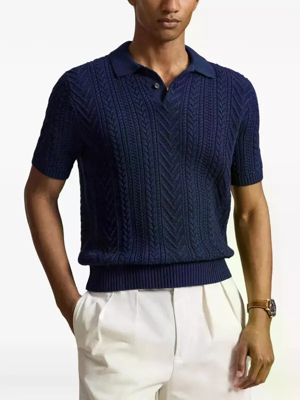 Polo Ralph Lauren Knitted Cotton Polo Shirt