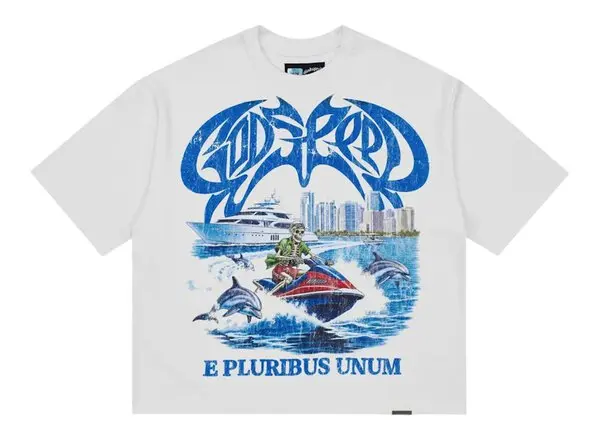 GODSPEED Gmyc Wave Runner T-shirt - White